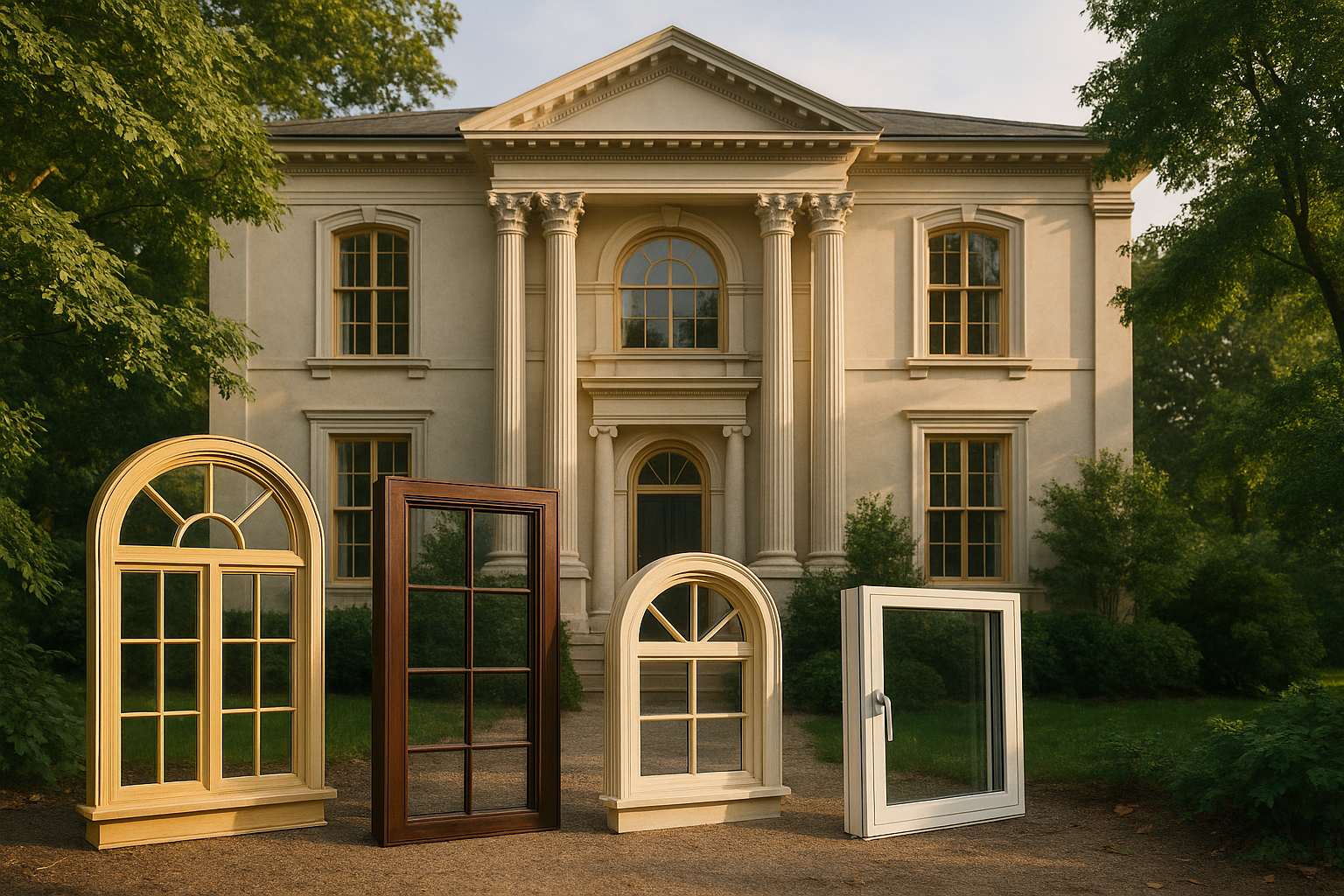 How to Choose Replacement Windows for a Neo-Classical Home - Lone Wolf ...